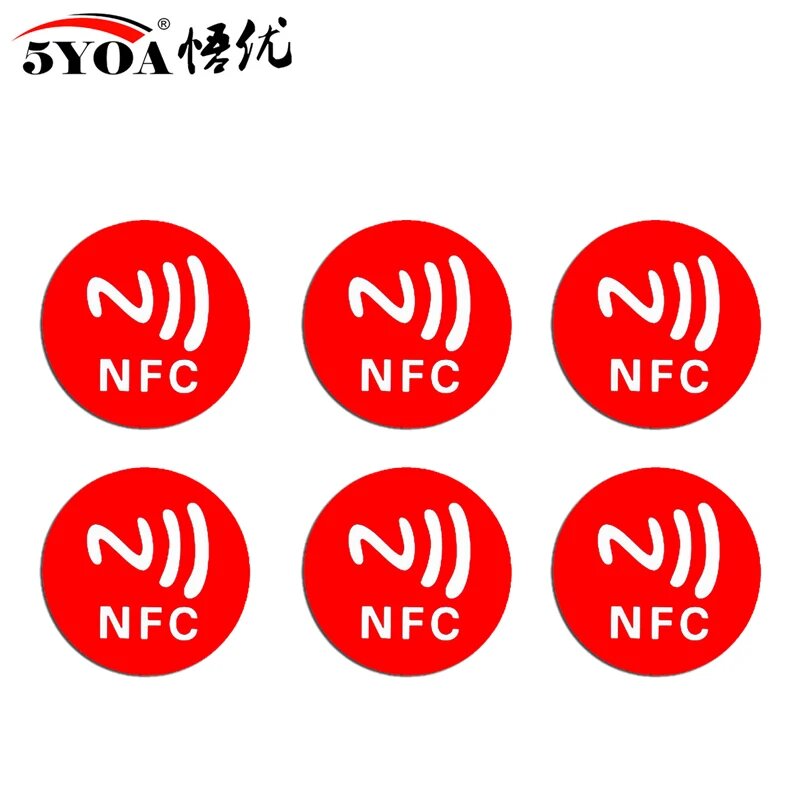 NFC-метки Ntag213/215/216 5YOA 6Red-NFC213