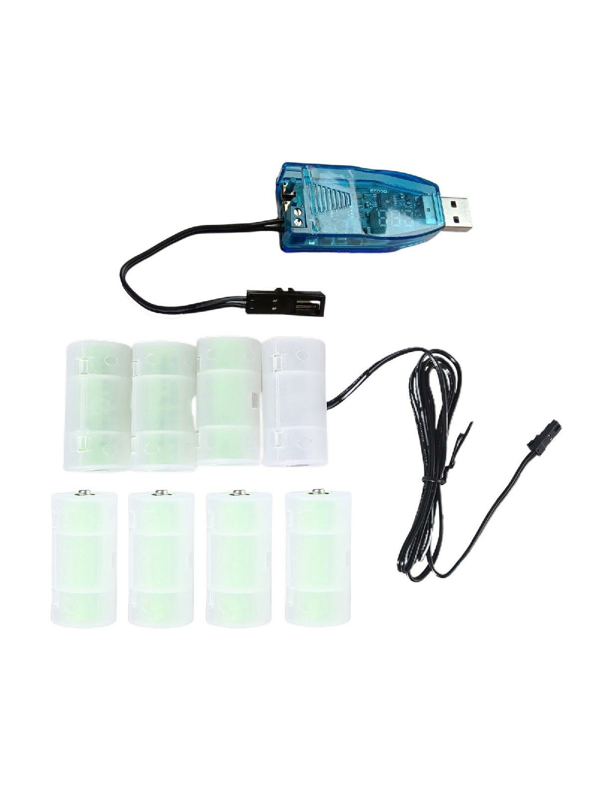 Аккумулятор № C, USB-экранный дисплей, кабель для устранения регулятора напряжения