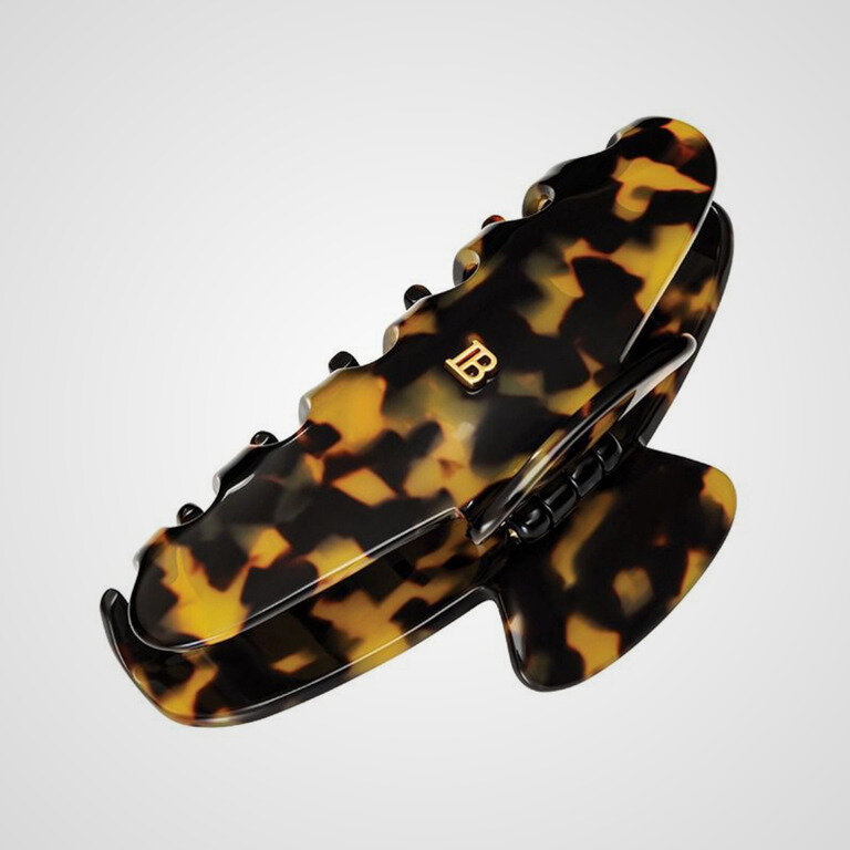 Заколка-краб цвет черепаховый размер L BALMAIN Pince a cheveux Large Tortoise Заколка 1 шт