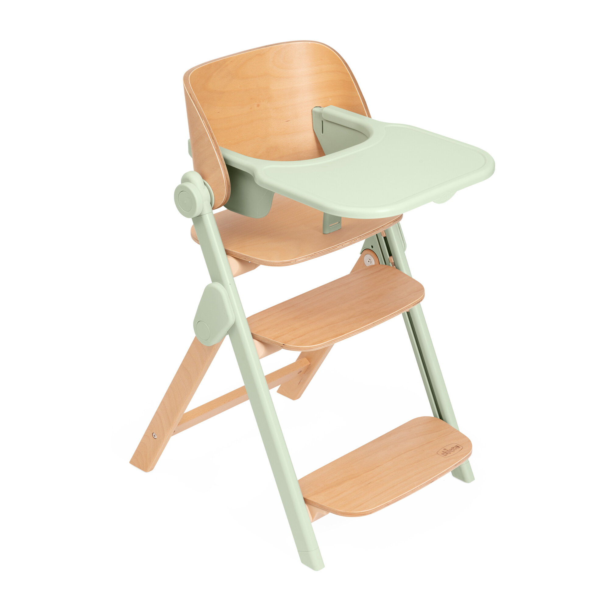 Стульчик для кормления Chicco Meraviglia, цвет Olive (Оливковый / Бук), артикул производителя 04087149160000