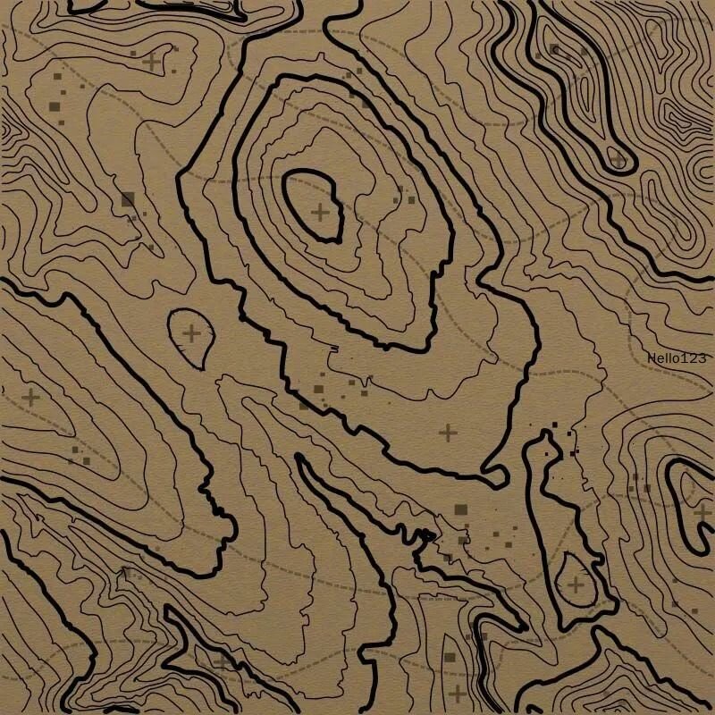 Лист Kydex 300x300x1.5/2 мм, текстура Simple Terrain - для ножен и тактических аксессуаров (1 шт)
