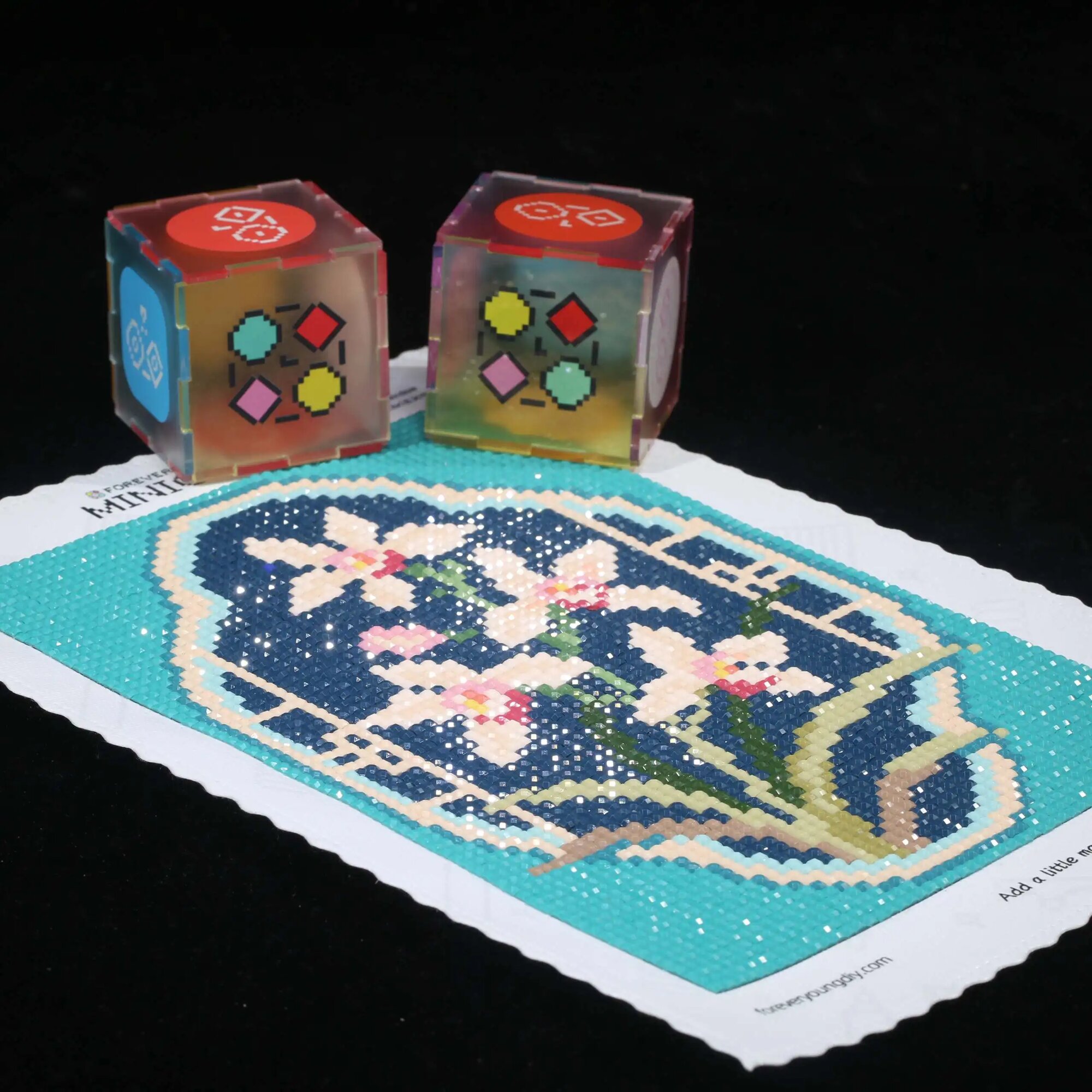 Minigem® : Orchid Window 5D Алмазная живопись