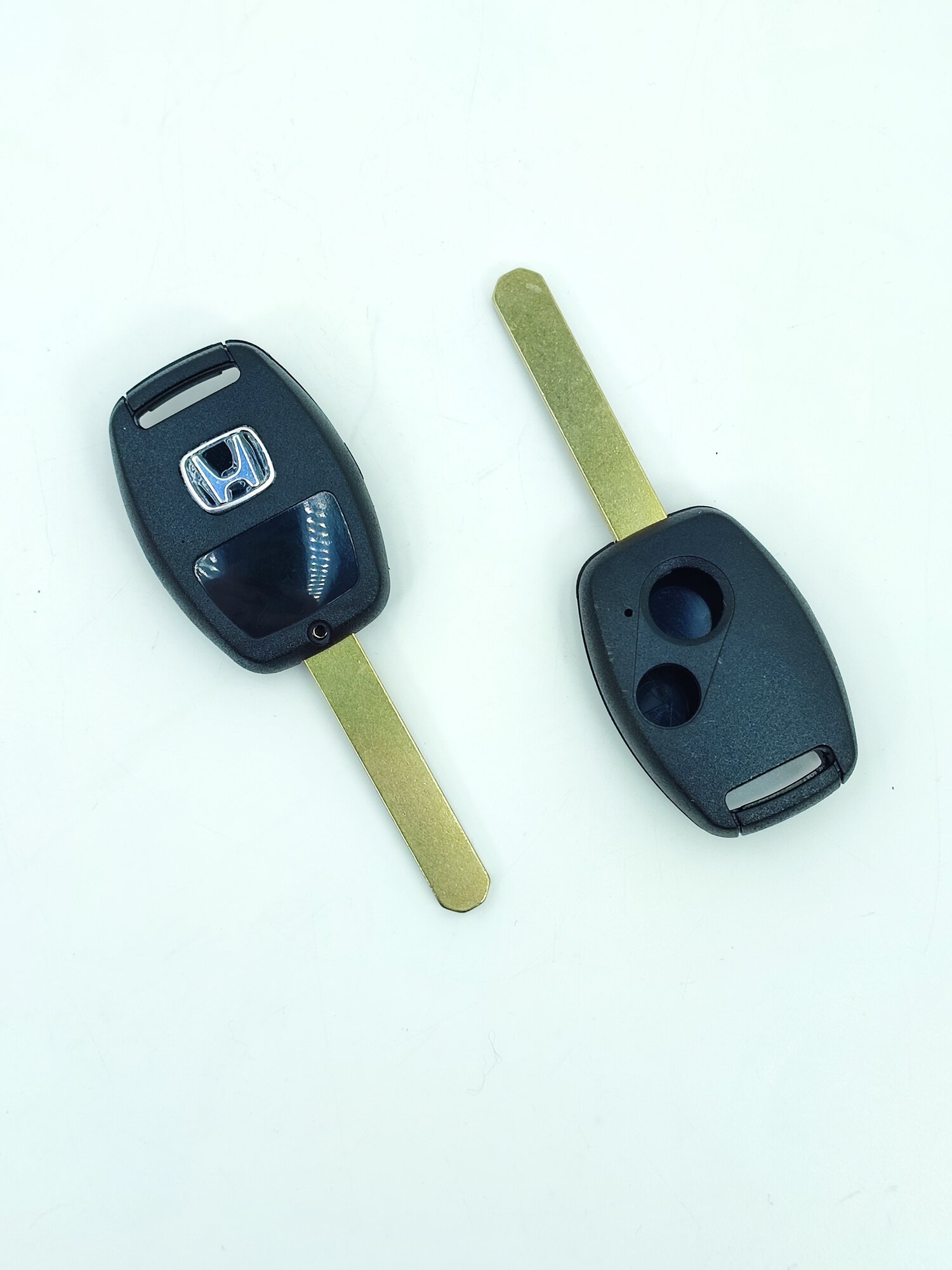 Брелок ключа зажигания, для Honda черный, 2 кнопки, с лезвием