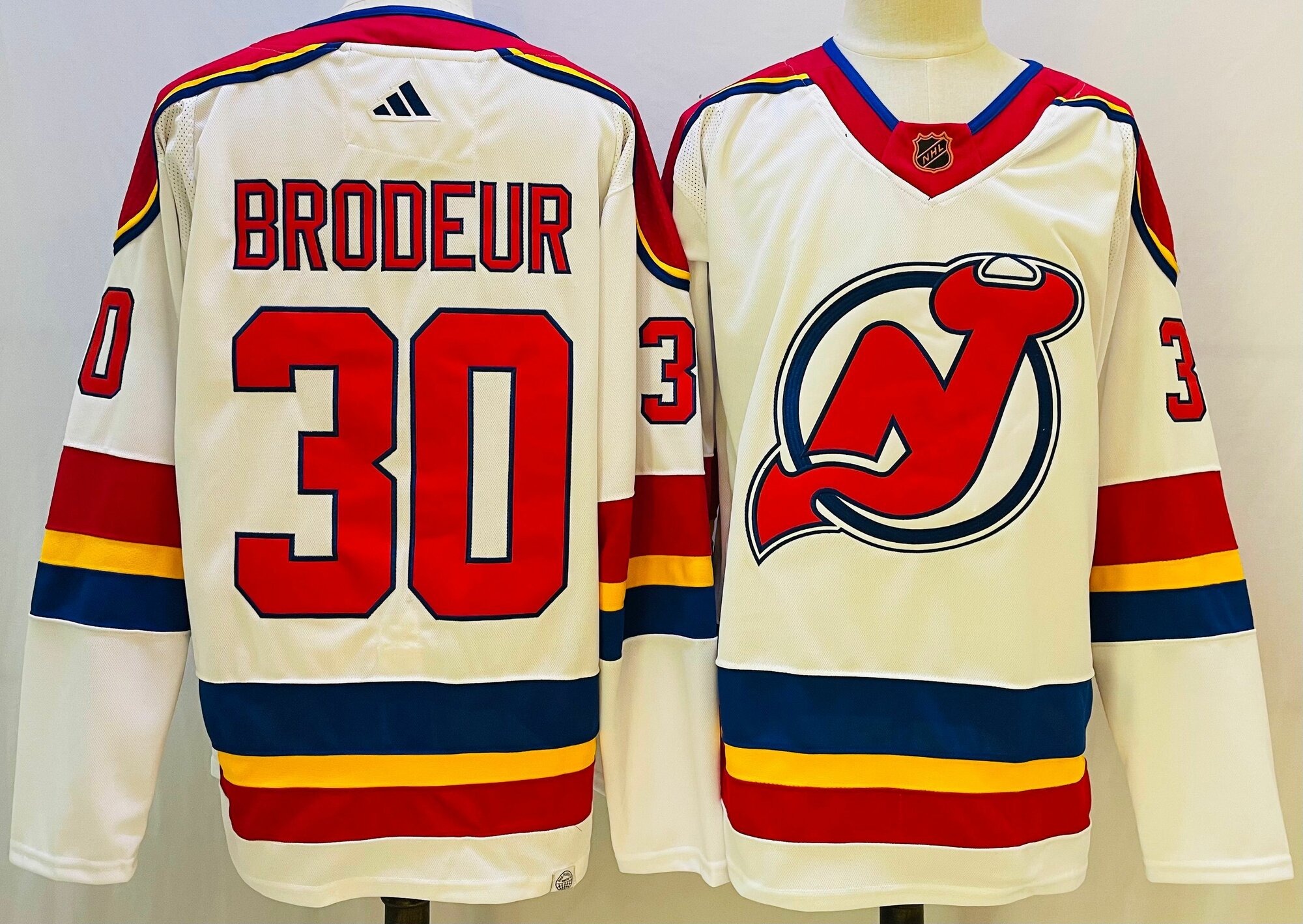 NHL джерси хоккейная New Jersey Devils Martin 30 Brodeur Jersey хоккейная форма игровая форма хоккейный свитер