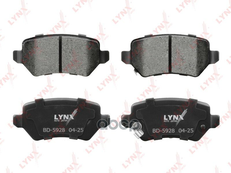 К-т дисков. тормоз. колодок OPEL Zafira B 05> LYNXauto арт. BD5928