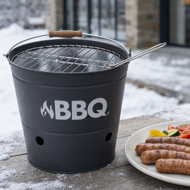 Мангал для барбекю Вудхейвен 40*27 см, темно-серый, Koopman, C80216090-2