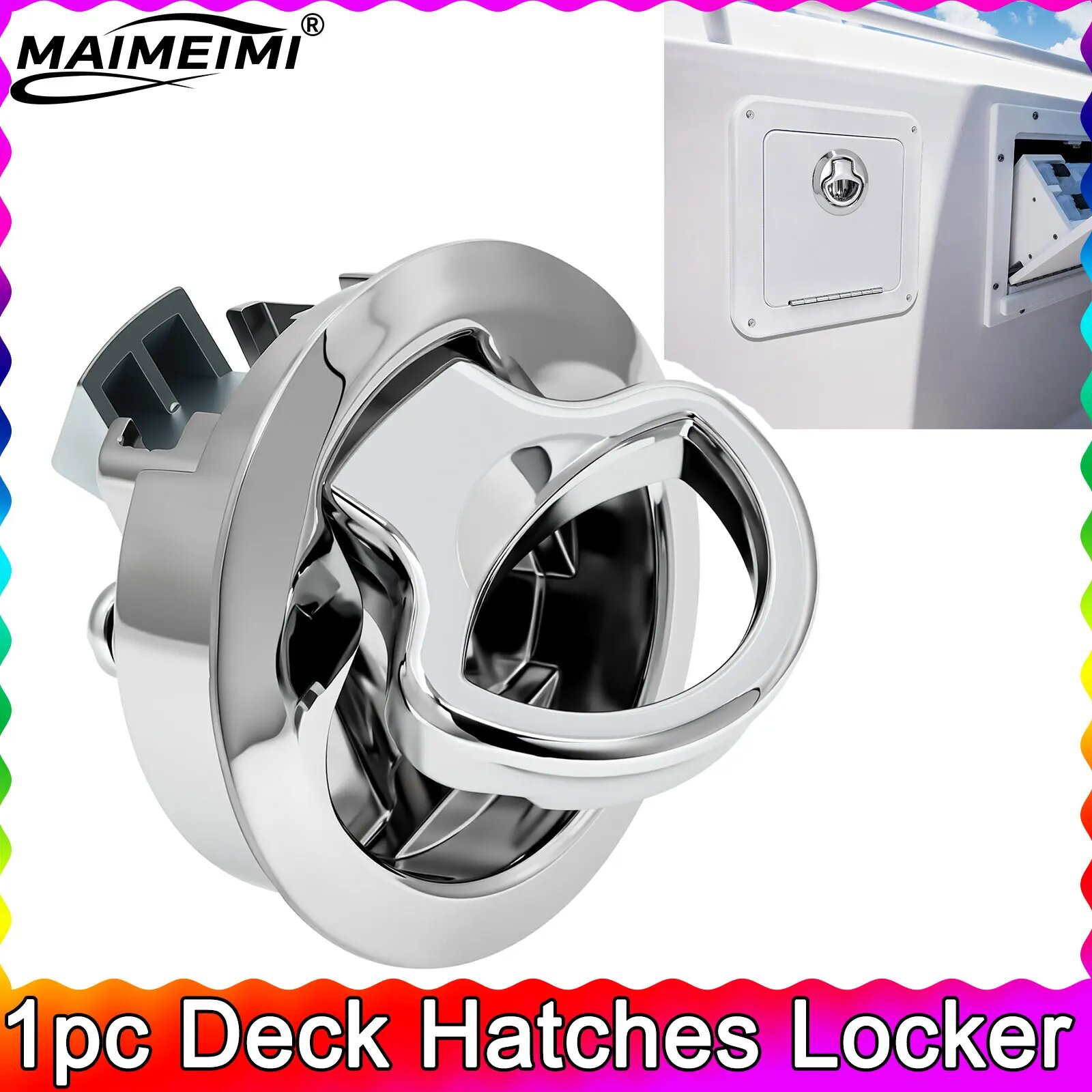 Защелка для люка MAIMEIMI из нержавеющей стали 316