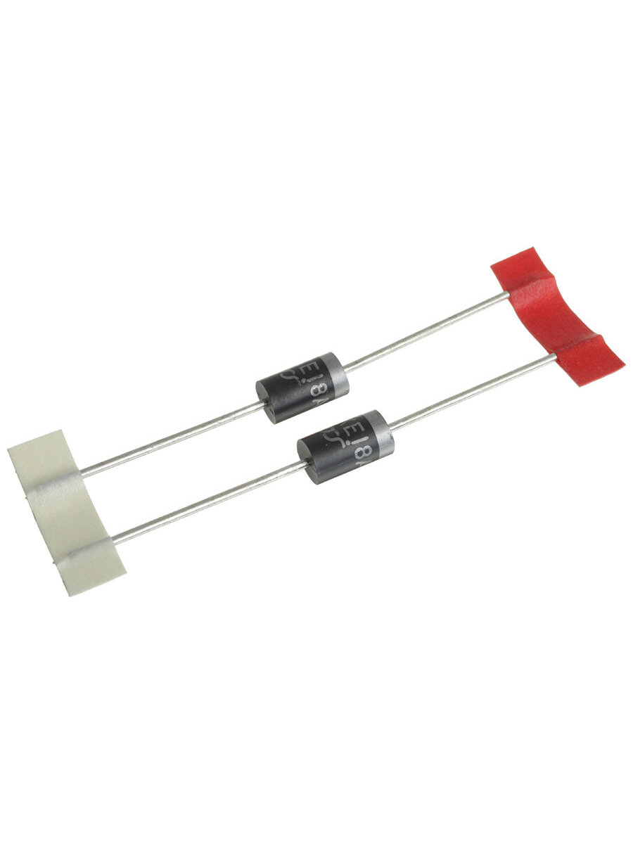 Защитный диод 18В 1.5кВт 1.5KE18A DO-201 (упаковка 2шт) однонаправленный
