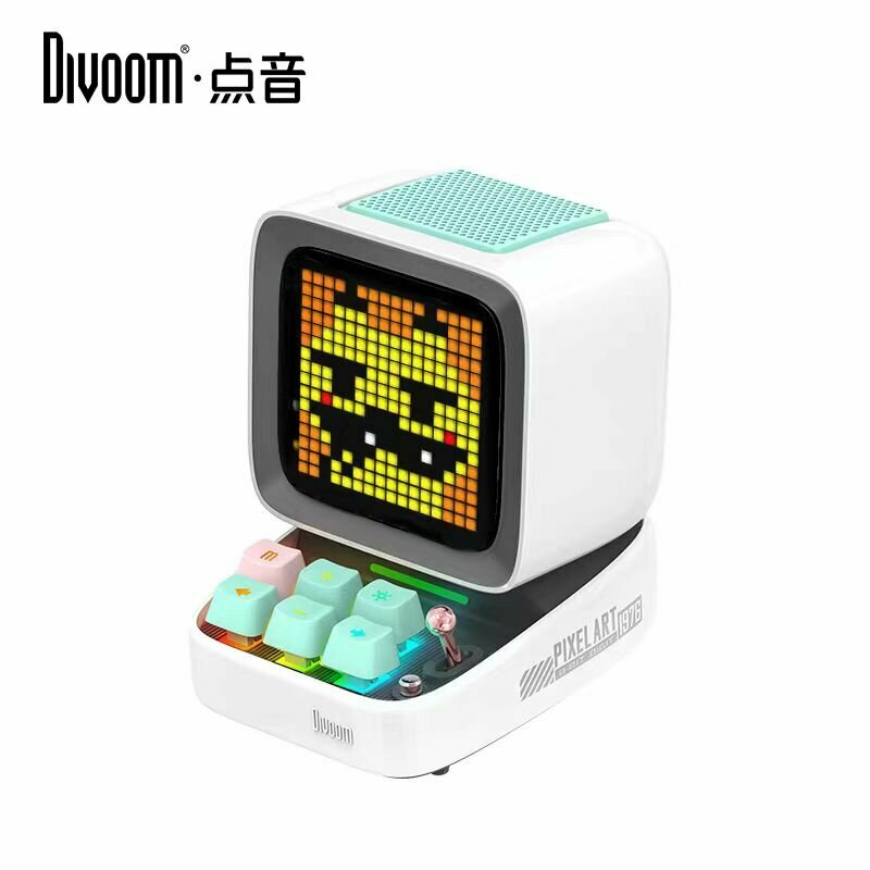 Портативная Bluetooth-колонка Divoom Ditoo Pro Pixel Art，white