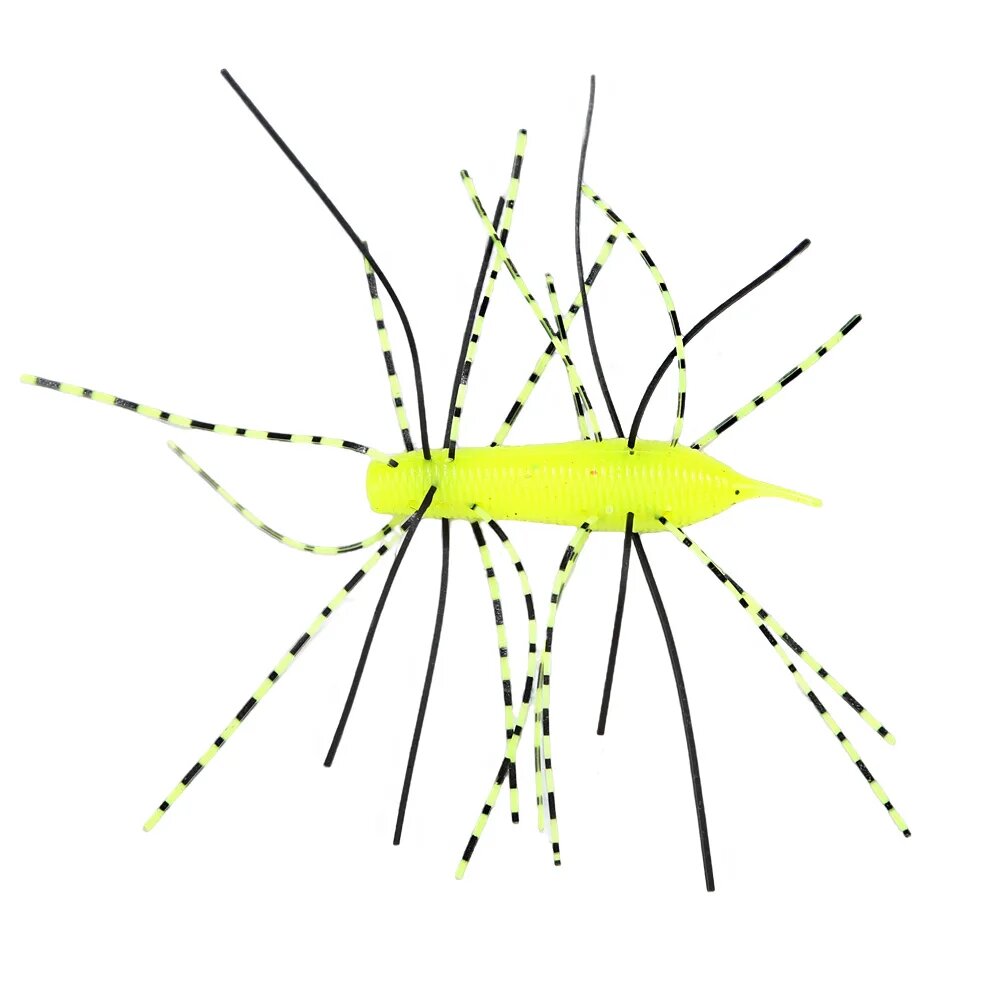 Силиконовая приманка B&U Multi-Tentacles, Светло-желтый, 40 мм, 5 шт.