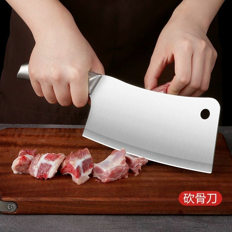 Набор ножей Янцзян: поварской нож, нож для нарезки из нержавеющей стали, кухонные ножи, нож для нарезки мяса и овощей, нож для рубки костей, подарочный нож для фруктов.