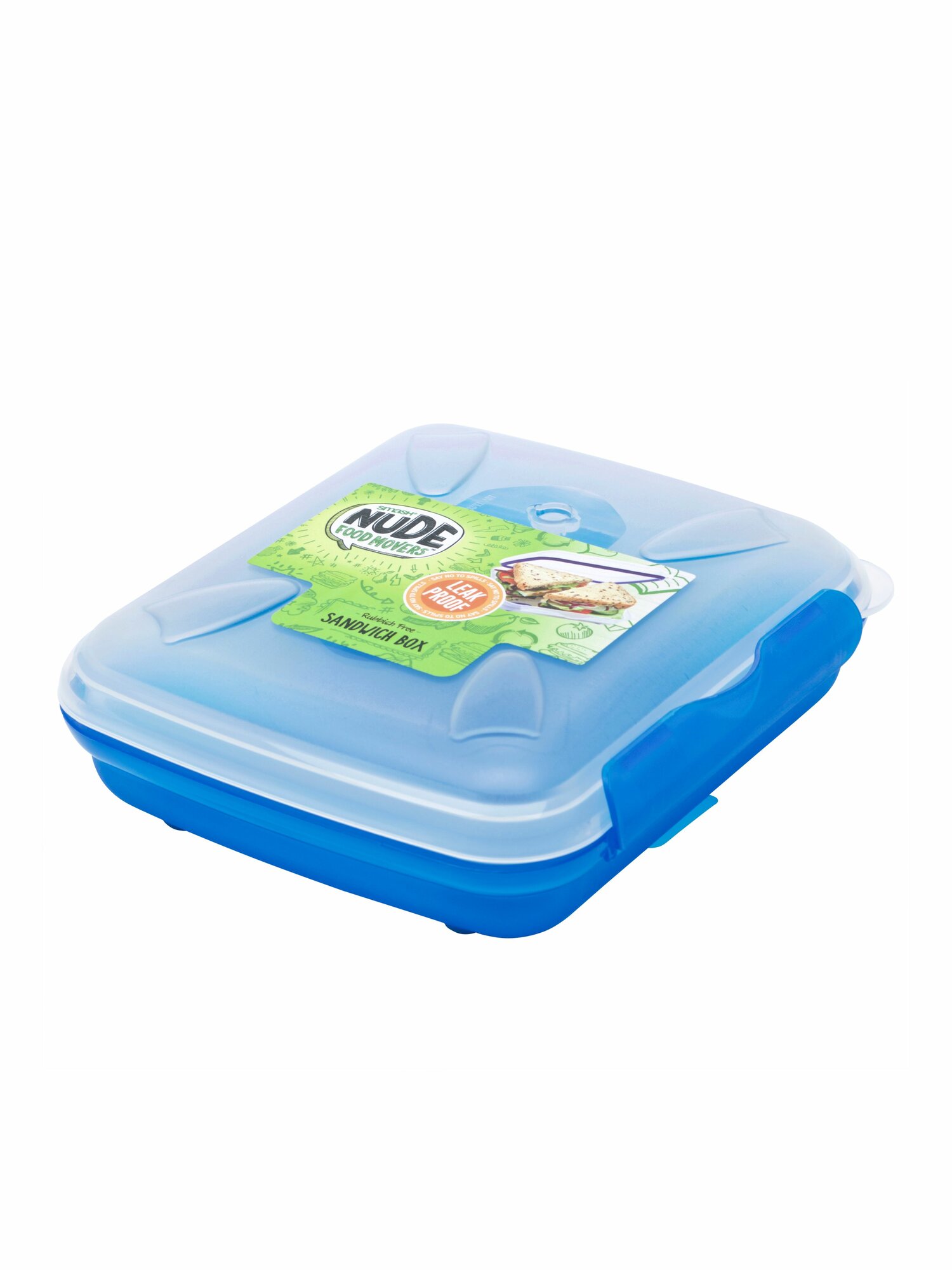 Контейнер для сэндвичей Smash 450мл синий 31386