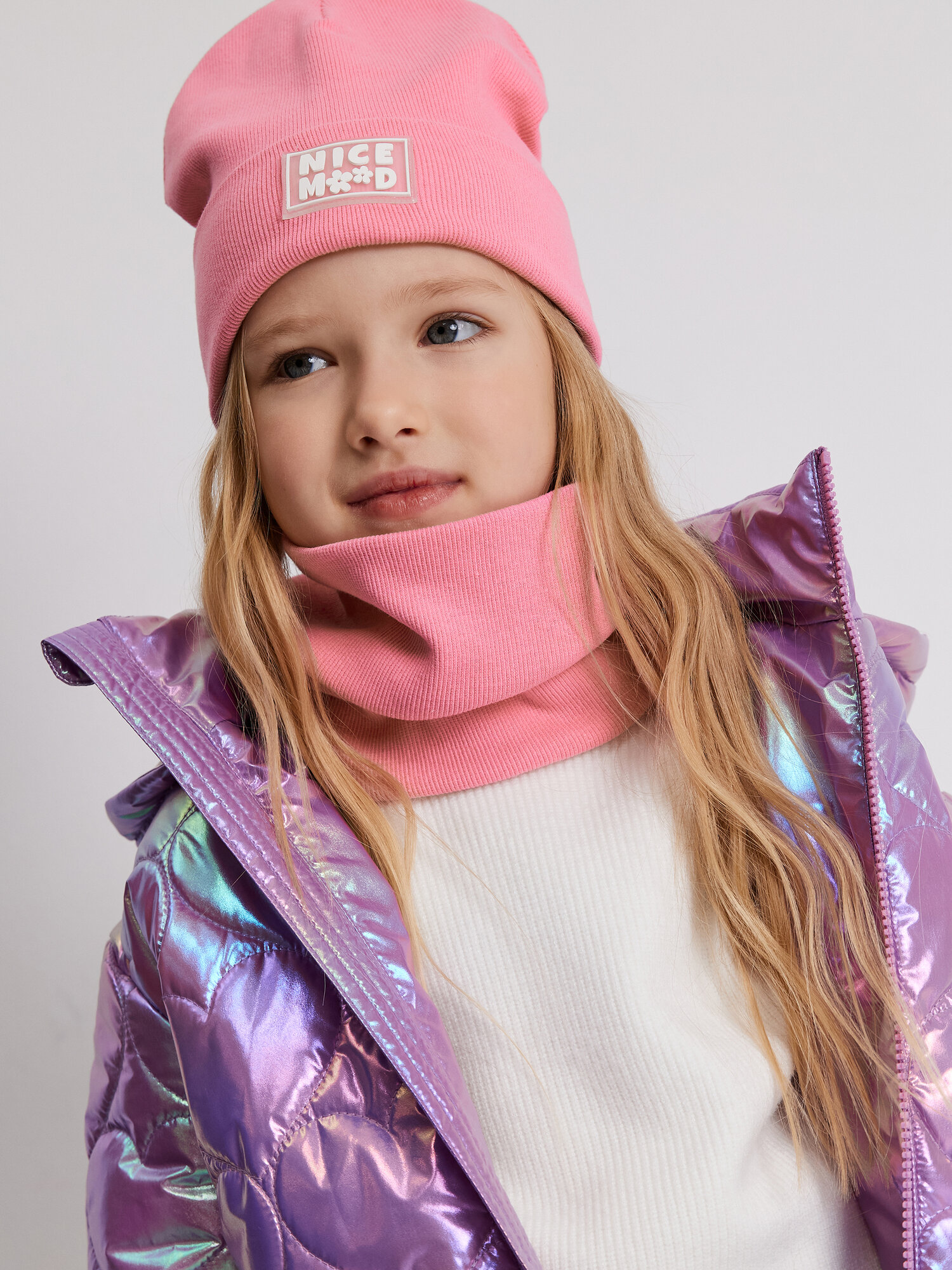 Комплект с головным убором для девочек