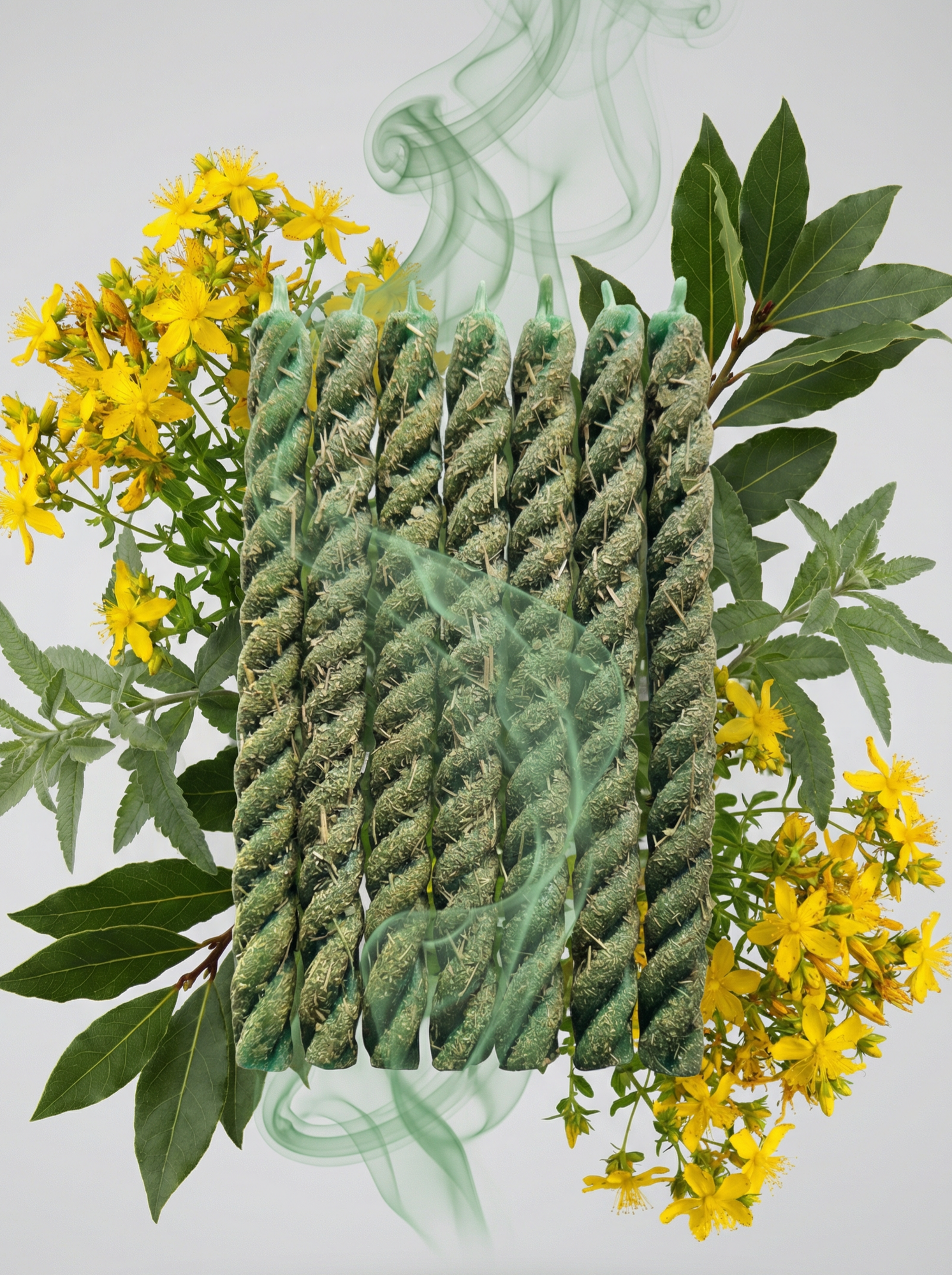 Свечи денежные с травами