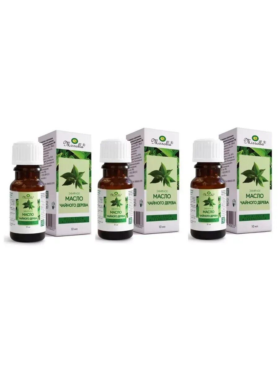Масло чайное дерево эфирное 10 мл -3 шт