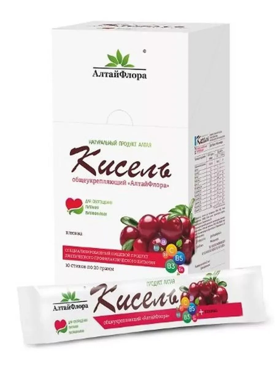 Кисель общеукрепляющий алтайфлора 20 гр 10 шт.-1уп.