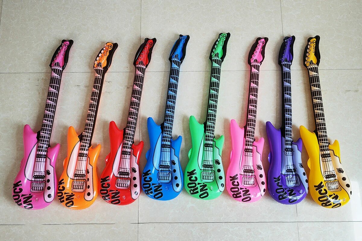 Музыкальные шары для праздника 8pcs guitar-b