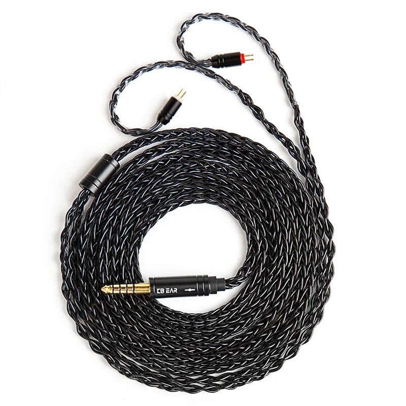 KBEAR ST12 Plus 8-ядерный серебряный кабель для наушников KZ EDX PRO