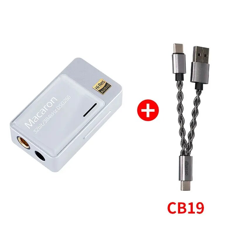 IBasso Macaron Dongle Cap USB ЦАП Усилитель для наушников Silver with CB19