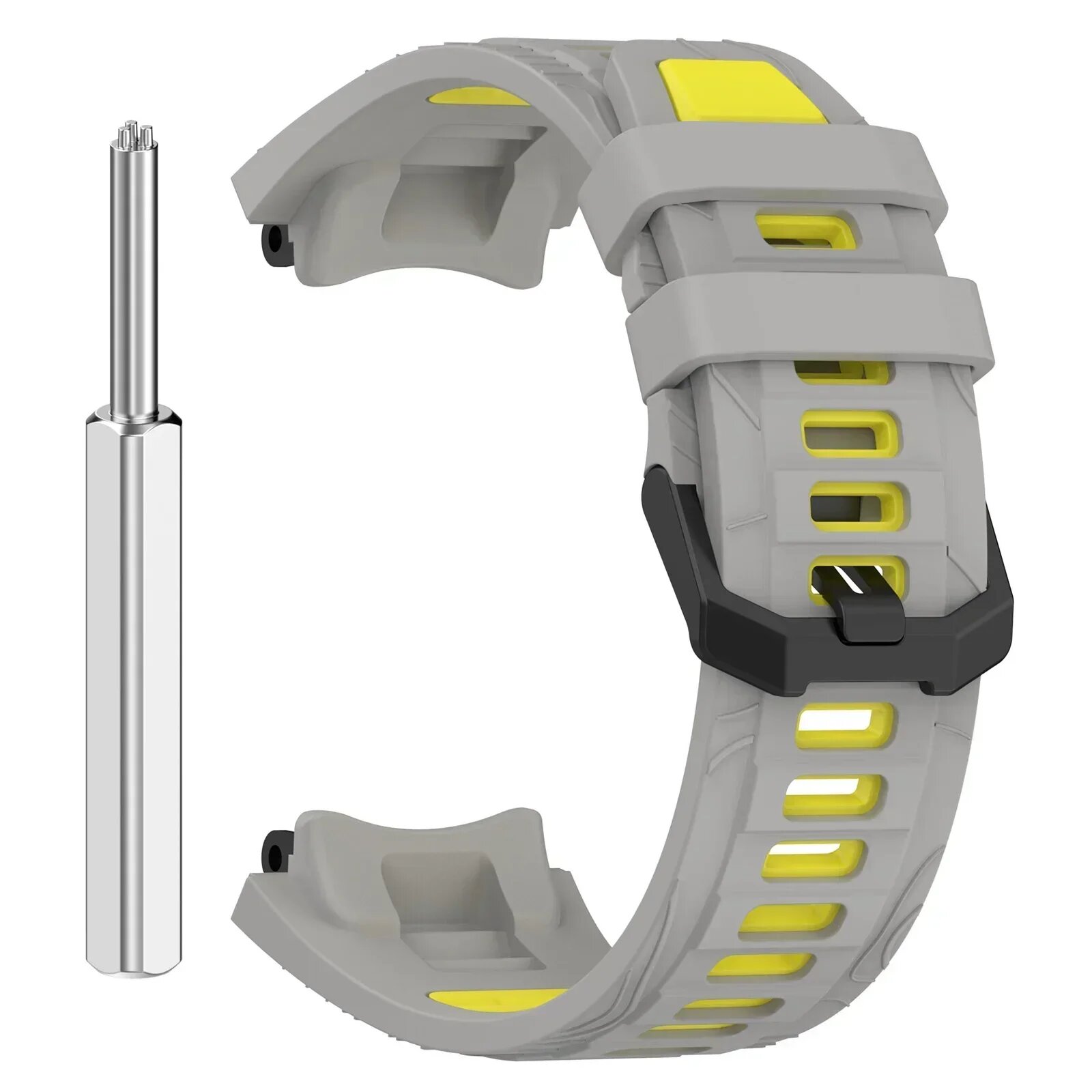 Силиконовый ремешок Amazfit T-Rex 3 Grey yellow