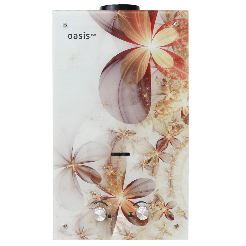 Газовый водонагреватель Oasis ECO B/F-20, бежевый, вертикальный, настенный, 20кВт