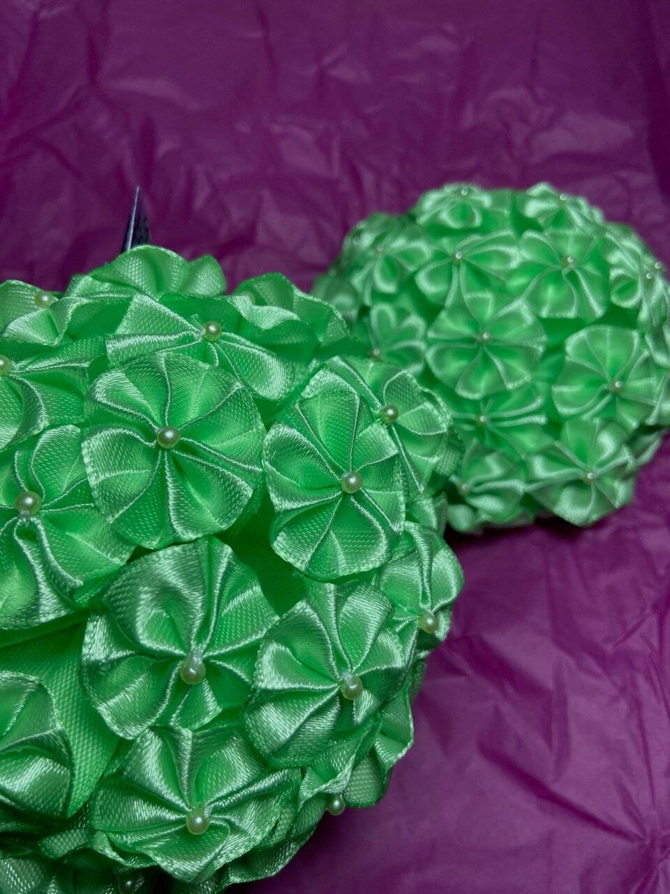 Резинки для волос ручной работы