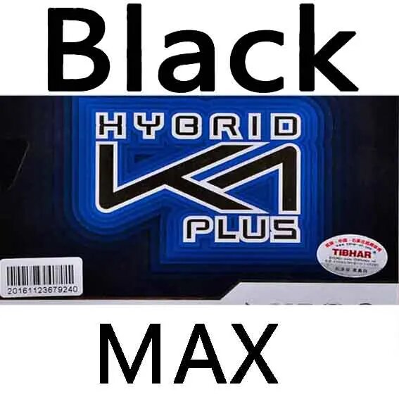 Резина для настольного тенниса Tibhar Hybrid K1 PLUS Black MAX