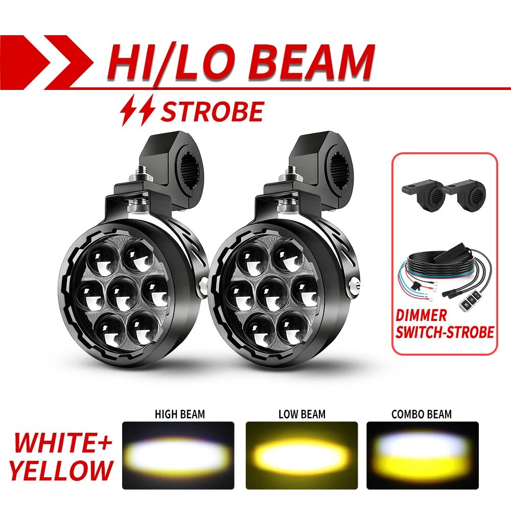 Светодиодная Фара CO LIGHT 4,5 Дюйма, 3500K/6500K, Для Внедорожников, Грузовиков, Тракторов, 4x4, Дополнительная Световая Балка