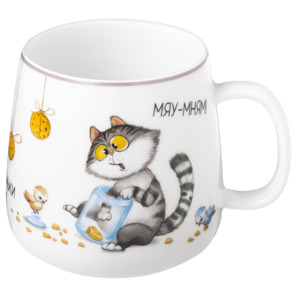 Кружка lefard счастье есть 450 мл KSG-85-2089