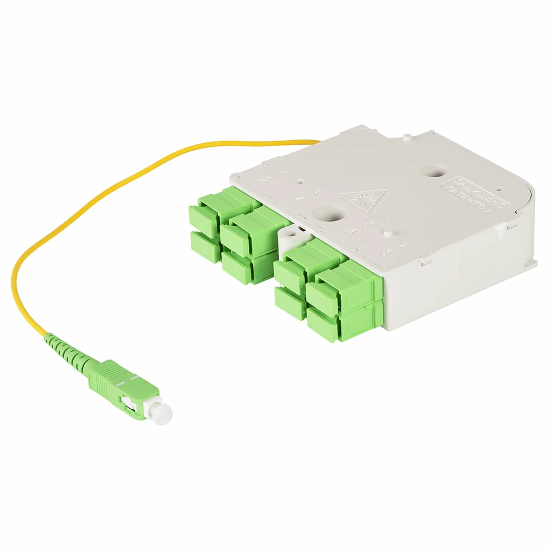 Универсальный сплиттерный модуль на 8 абонентов LIGHT PON УСМ 1х8 SC/APC