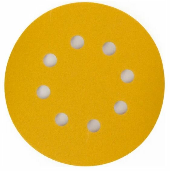 TILFLEX GOLD Абразивный круг 125 mm P120 8 отверстий на липучке. Упаковка 5 штук