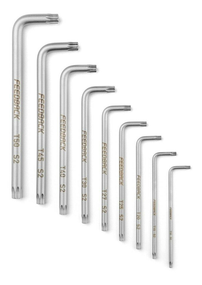 Набор ключей Feedback Torx Wrench Set T10-T50 (18033)