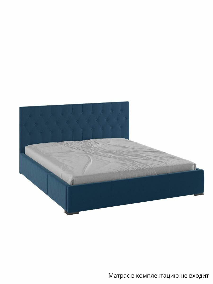 Домани, кровать двуспальная интерьерная Октавия 1,8 м, с подъёмным механизмом, 1960х1050х2230, Атлантида