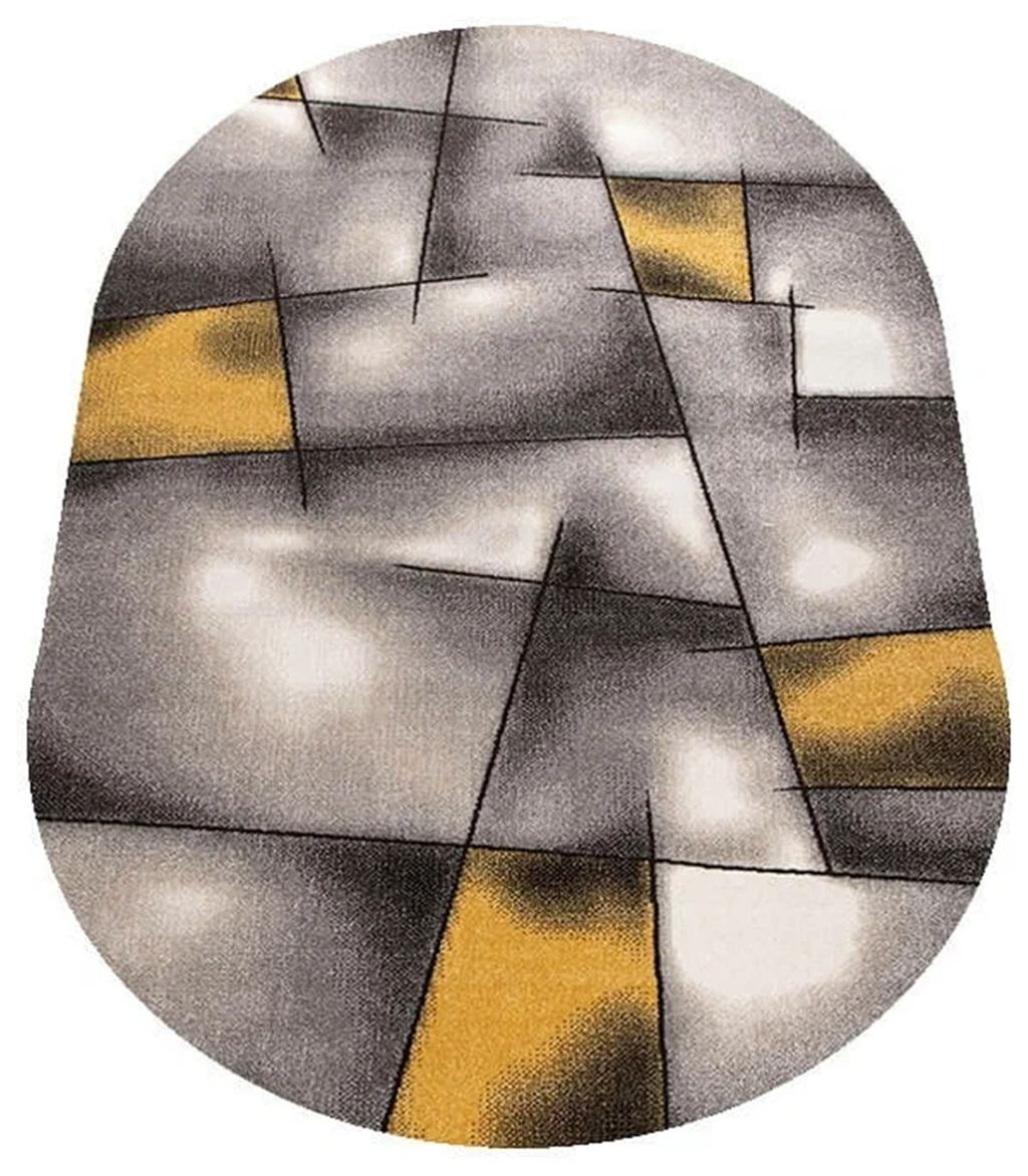 Ковер Фиеста дизайн 36301 цвет 37225 Овал 1x2м