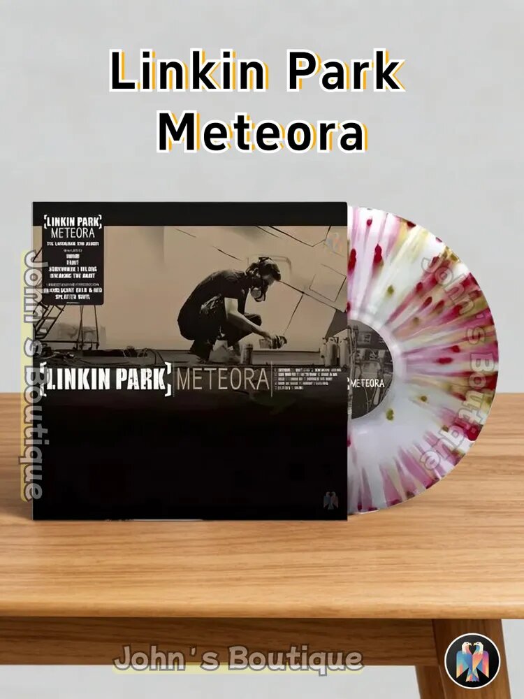 Linkin Park Meteora LP Виниловая пластинка, красно-золотой спрей-винил