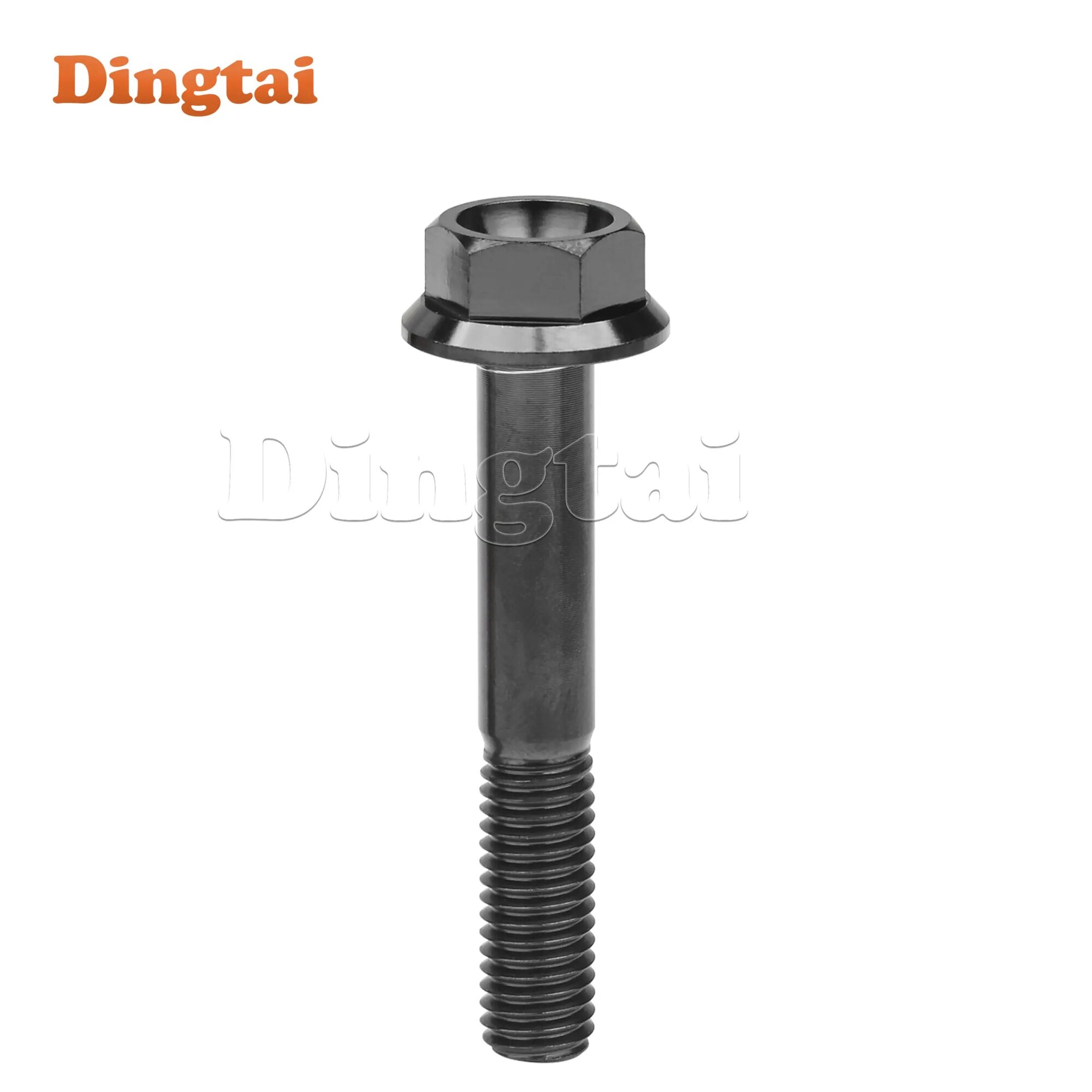 Dingtai титановый фланцевый болт M8X15/20/25/30/35/40/45/50/55 мм Black, 40 мм