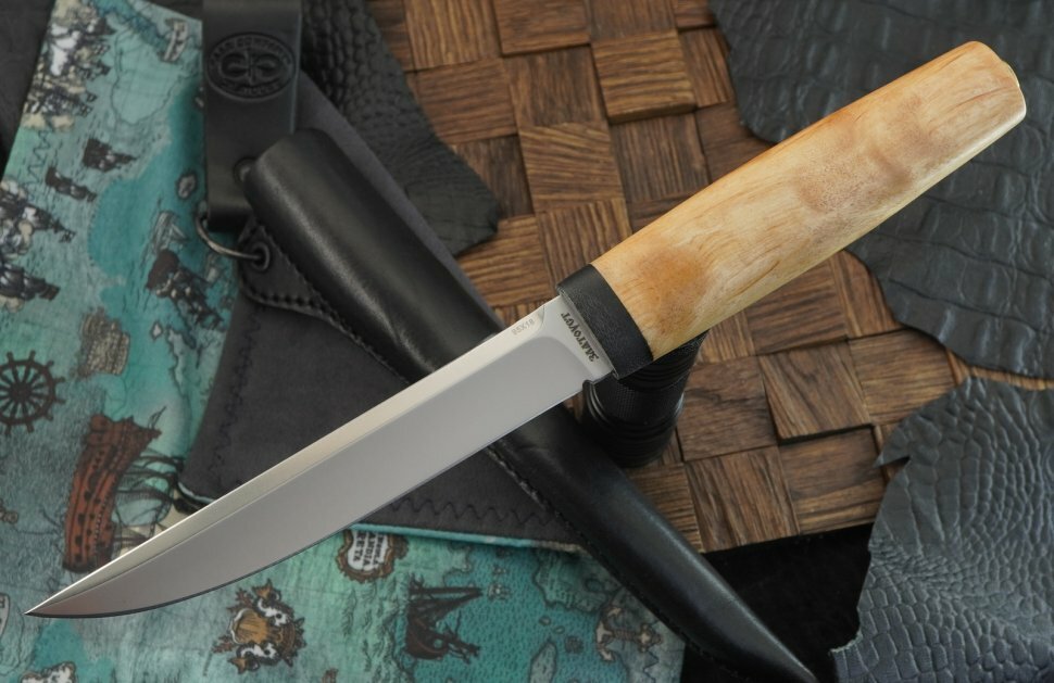 Нож АиР Финка Сканди, сталь 95Х18, рукоять карельская береза