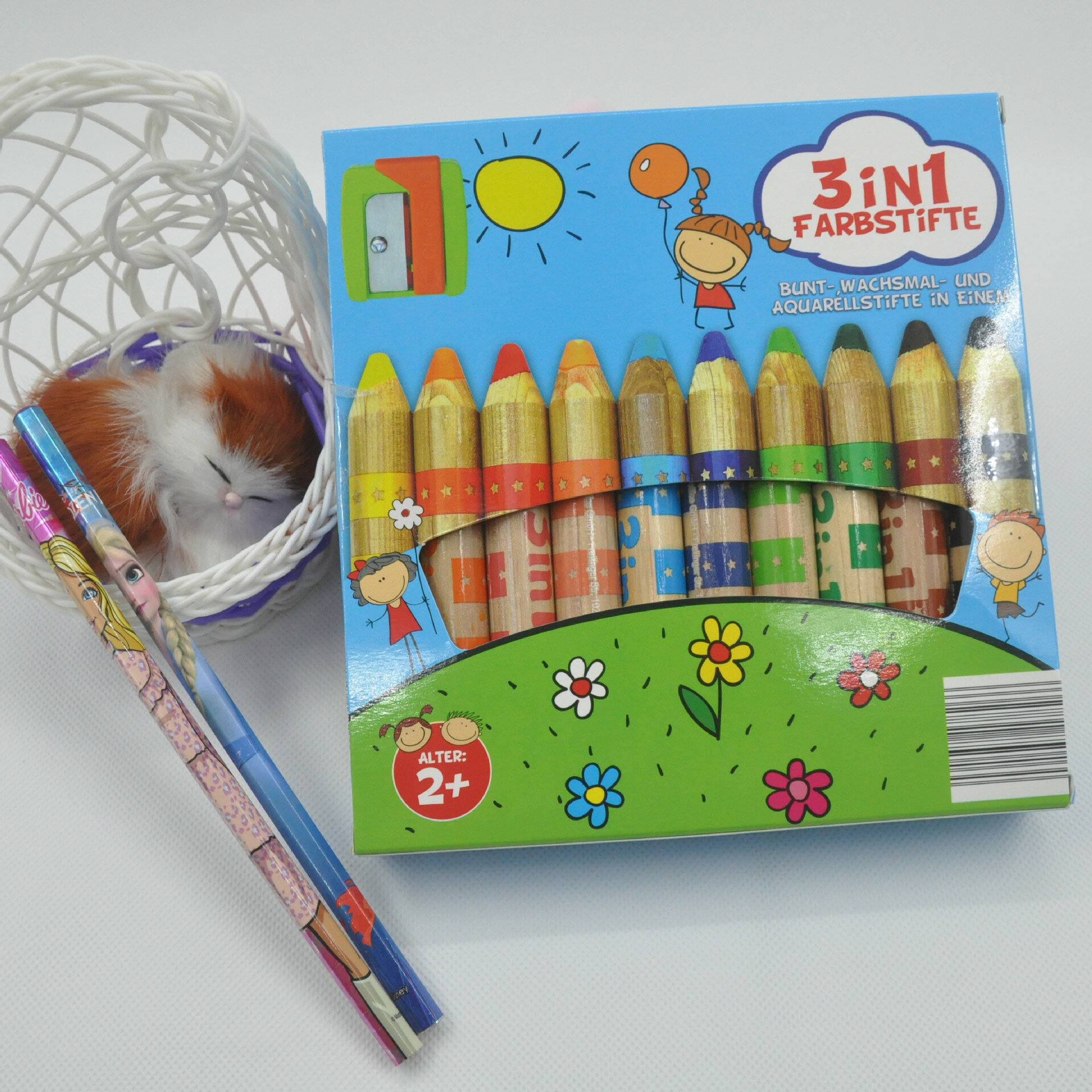 Распродажа по заводской цене оригинальных немецких масляных пастелей 3-в-1 и водорастворимых цветных карандашей для детского творчества и художественного образования.