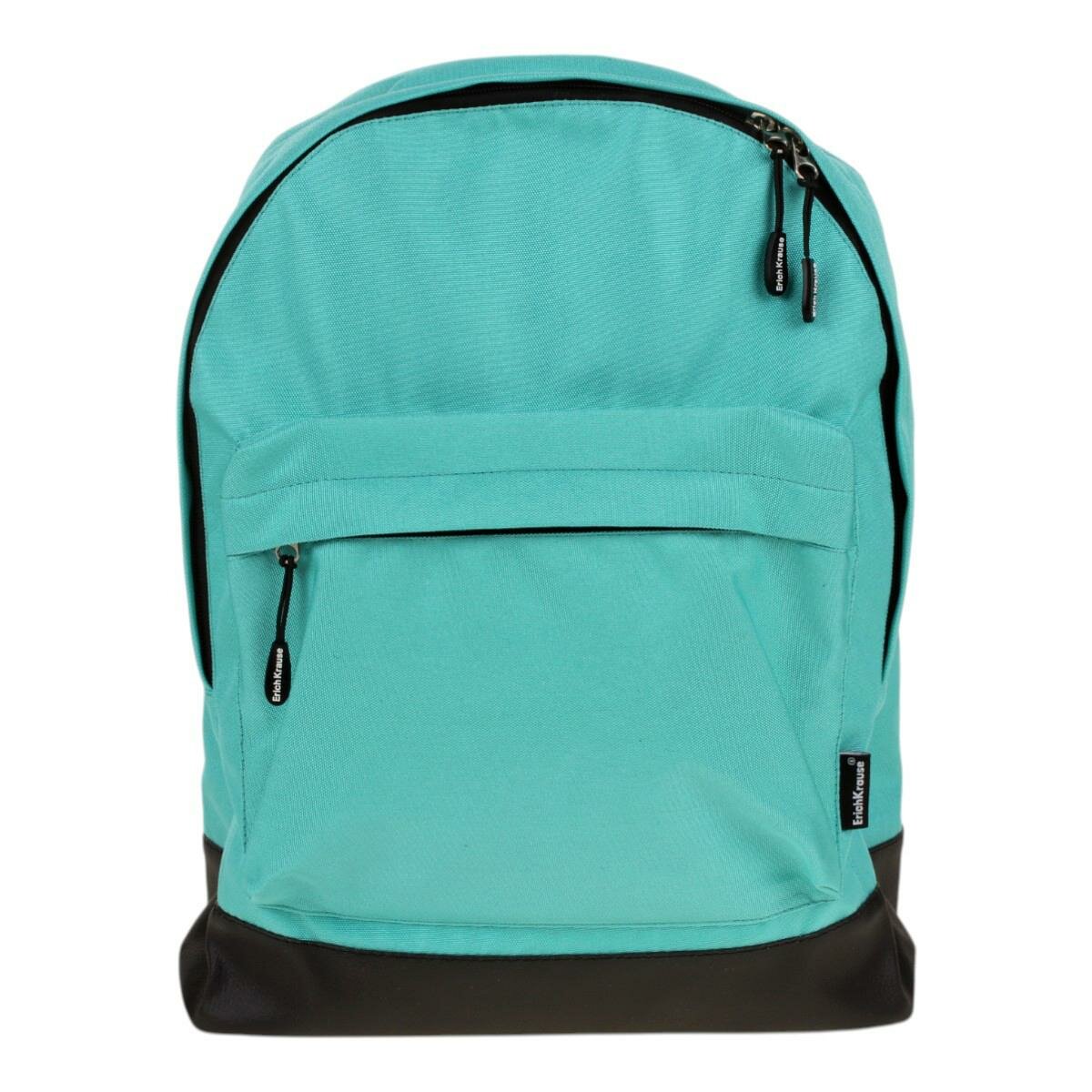 Рюкзак городской «StreetLine» 17 л, бирюзовый/черный, водонепроницаемый полиэстер, отделение для ноутбука