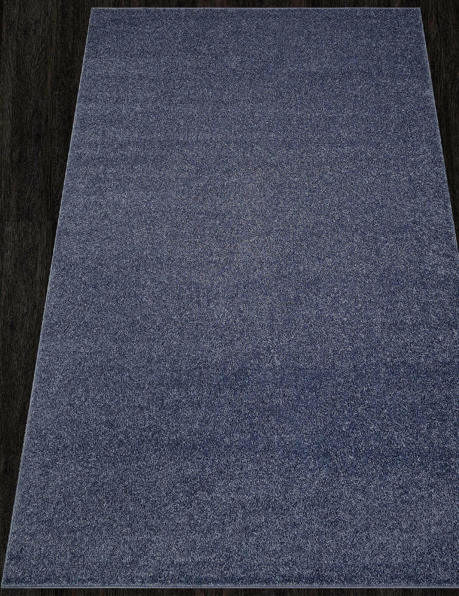 Ковер на пол в спальню в гостиную 120х180 см однотонный ворс 18 мм шегги 416555 ковренок