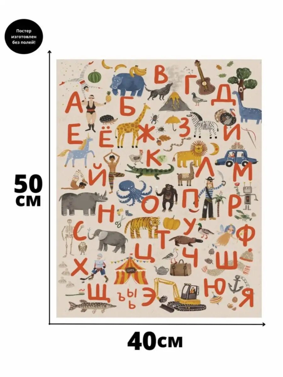 Постер алфавит