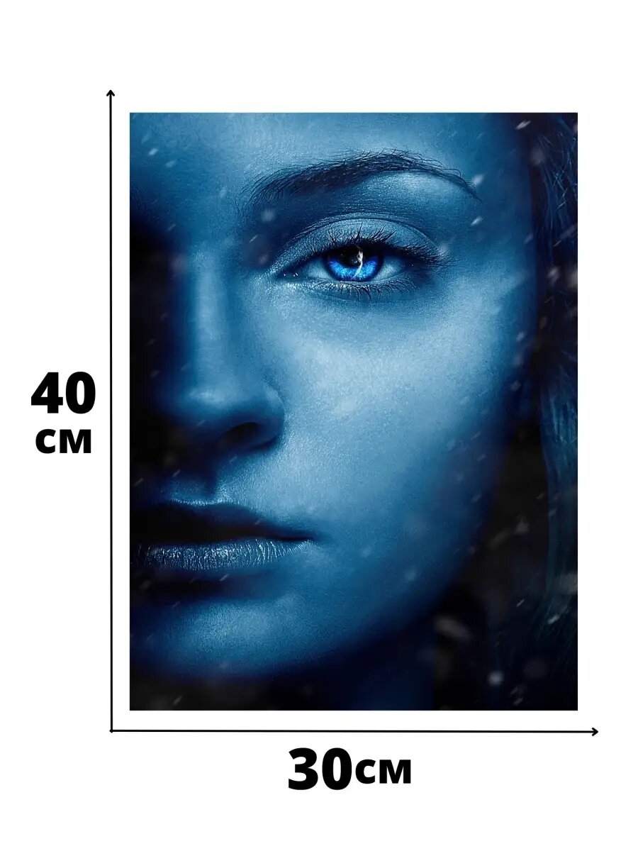 Постер Игра престолов, 30 x 40 см, материал бумага, без рамы