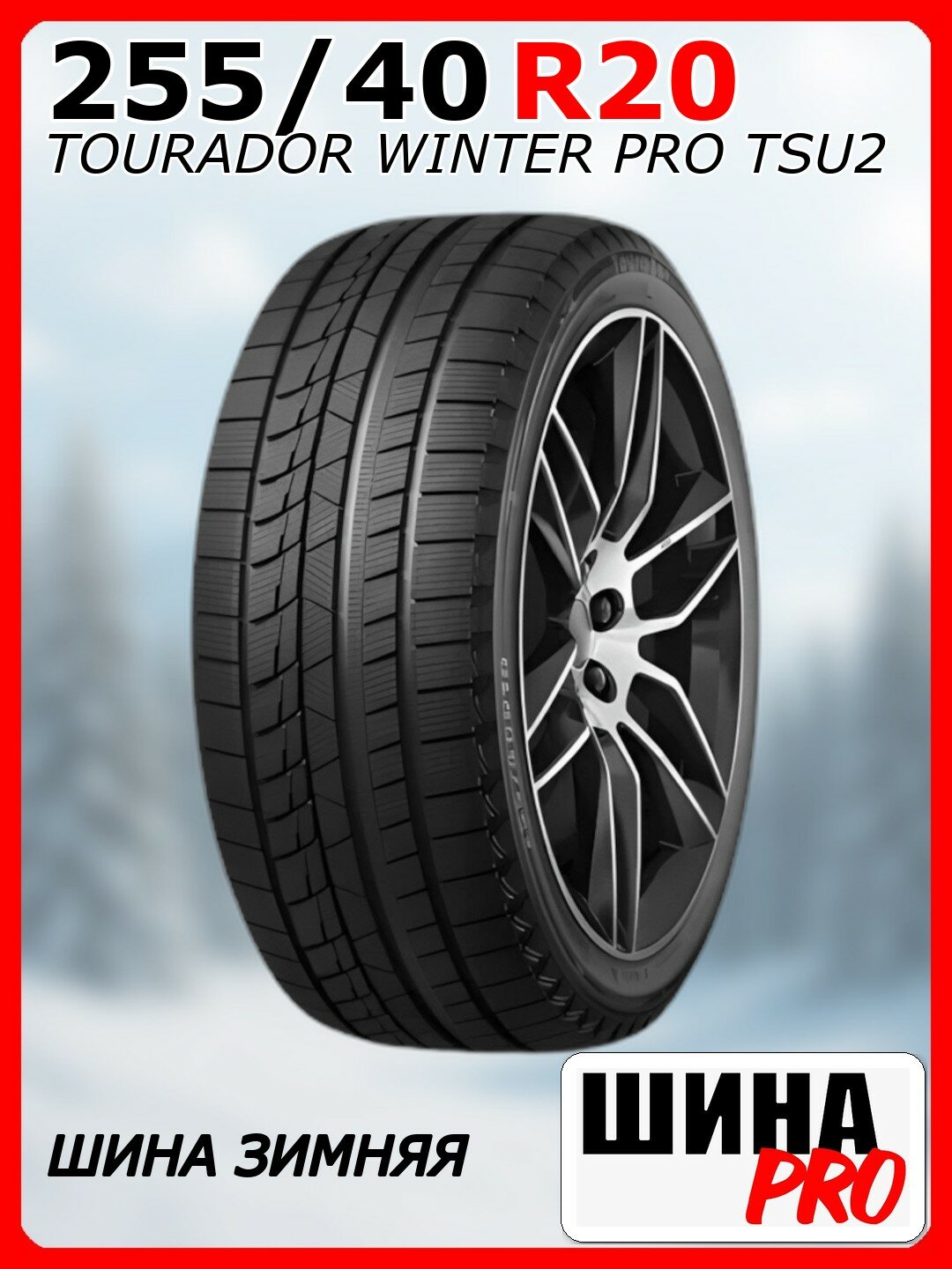 Шина зимняя нешипованная TOURADOR 255/40/20 V 101 WINTER PRO TSU2 для легковых автомобилей TR919