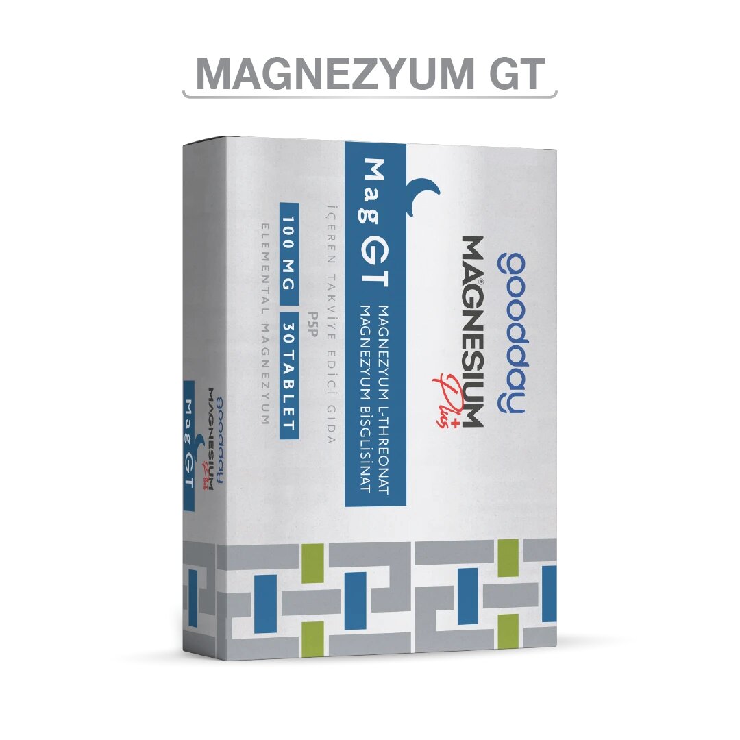 Магний GOODDAY "PLUS MAG GT", для борьбы со стрессом, 30 таб