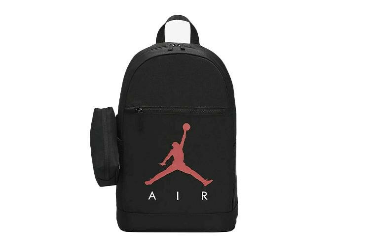 Школьный рюкзак унисекс Jordan 7291874, черный (Black), большого размера, с пеналом