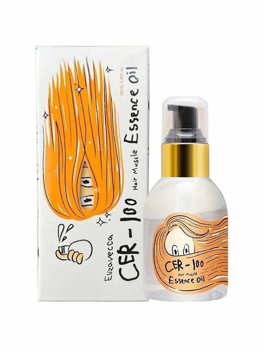 Масло для волос с коллагеном Elizavecca CER-100 Hair Muscle Essence Oil 100мл