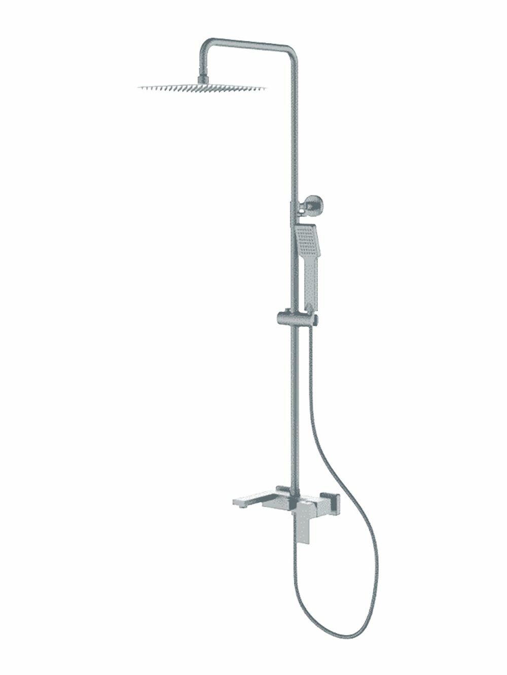 Душевая система с тропическим душем и смесителем Ledeme L72425