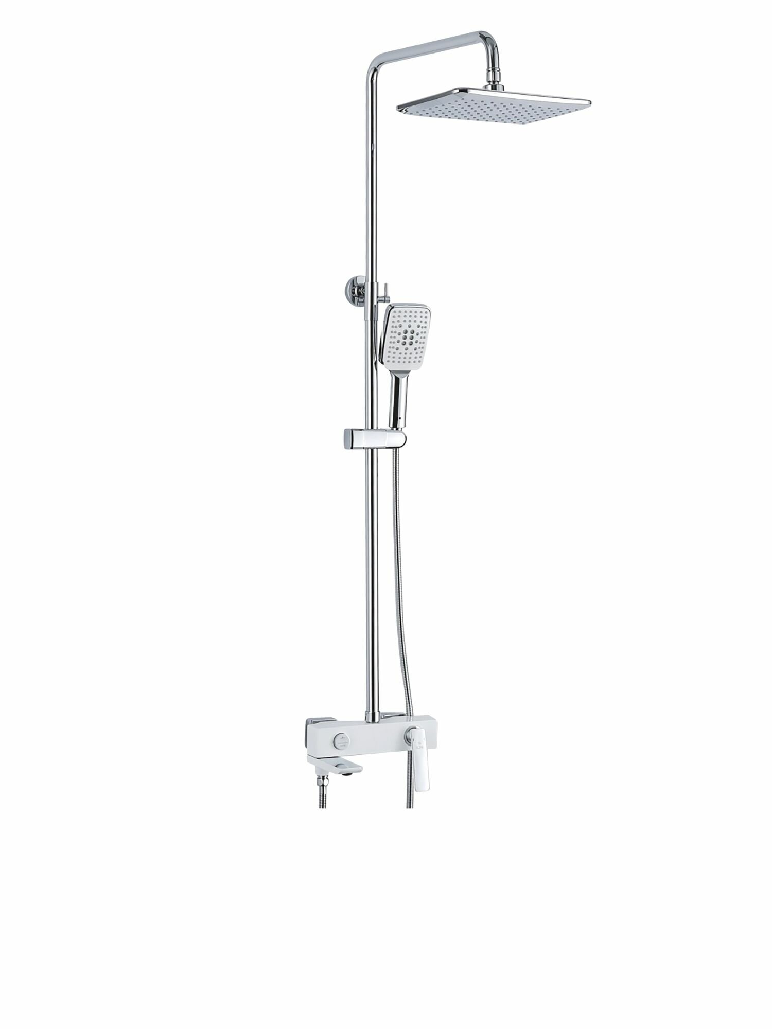 Душевая система с тропическим душем и смесителем Rose R2736F