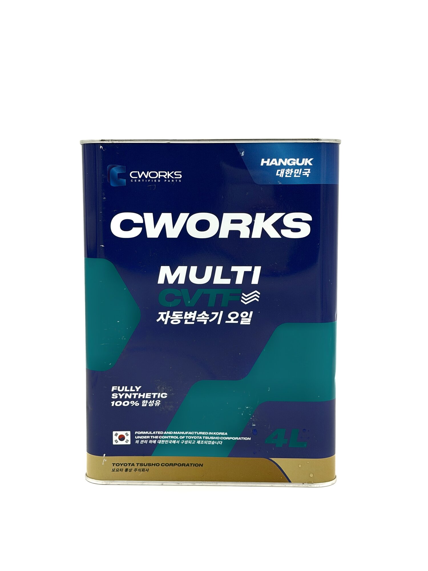 Масло трансмиссионное CWORKS Multi CVTF, 4 литра, для вариаторов