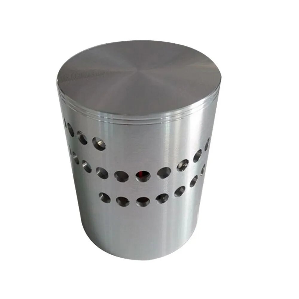 Светодиодный спиральный настенный светильник из алюминия, серебристый, 1вт, для декоративного освещения помещений